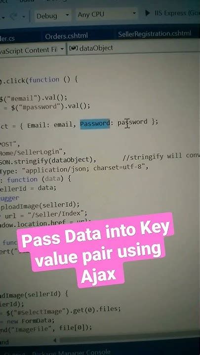 How To Pass Data Using Ajax Codewithnd Codelover Code Ajax Jquery Codelover Youtube