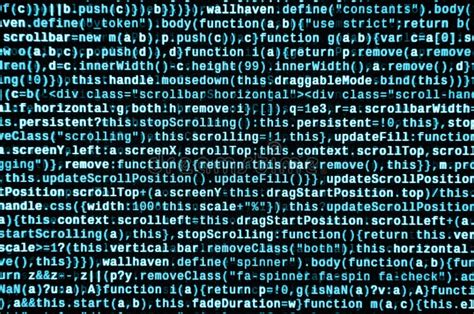 Computer Program Preview Programming Code Typing Stock Illustration