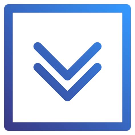 Down Generic Gradient Icon