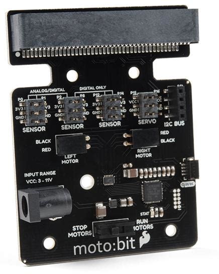 Sparkfun Motobit For Microbit Qwiic H Bridge Servo Control I2c