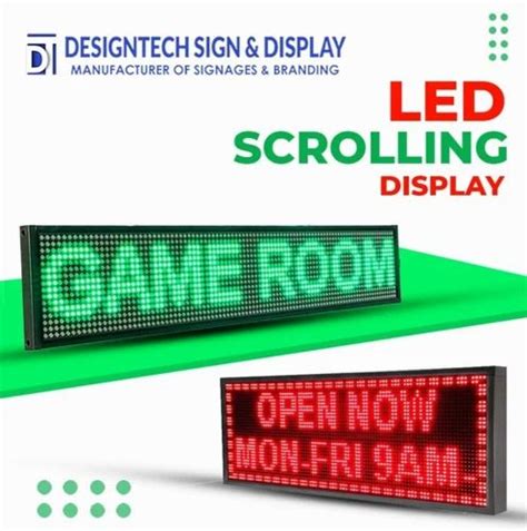 Red Wall Mounted P Multicolor LED Scrolling Display At Rs Running Feet In Palghar