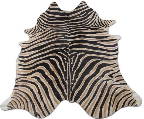 Zebra Cowhide Rug Size 75 X 65 Genuine Zebra Print Cow Hide Rugs