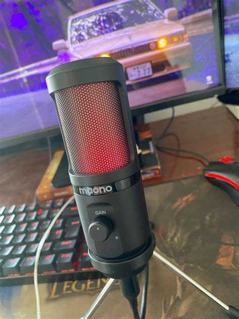 USB Microphone With RGB Breathing Light Indigo Deals