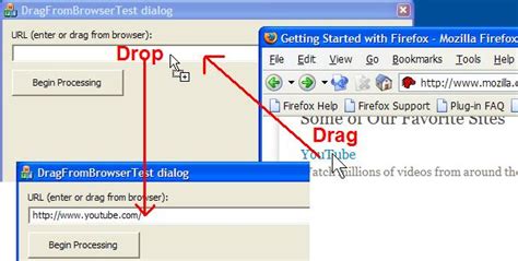 How To Accept Drag And Drop Urls From A Web Browser Experts Exchange