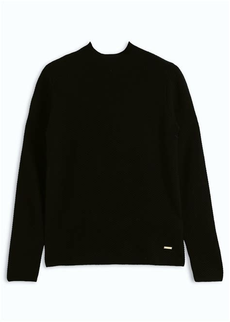 Caldo Cashmere Jumper For Women In Black Piazza Castello