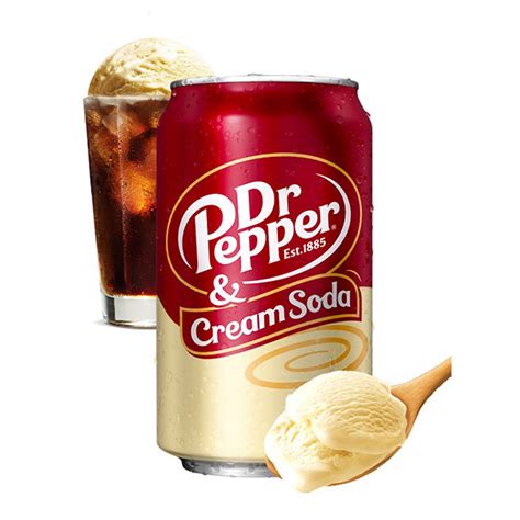 Dr Pepper Cream Soda 355 Ml The Sweetseria