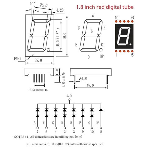 Dc 12v 24v 18 Inch 1 4 Bit Ascii Characters Letters Display Module