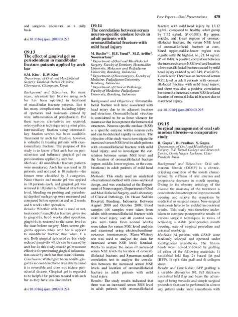 pdf the correlation between serum neuron specific enolase levels in