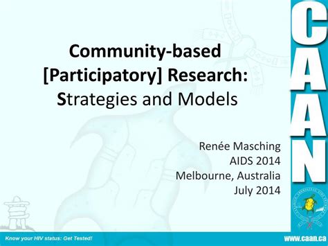Ppt Community Based Participatory Research S Trategies And Models