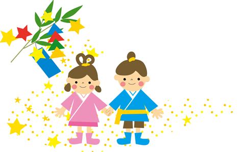 織姫 彦星 天の川 七夕 イラスト