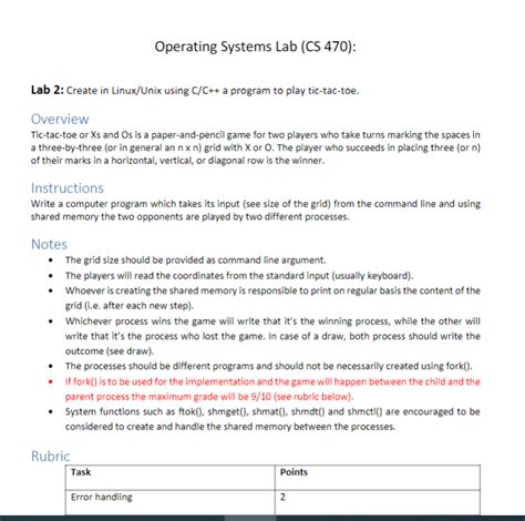 solved operating systems lab cs 470 lab 2 create in