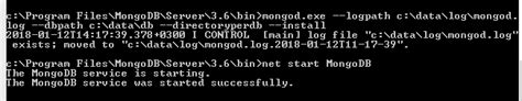 Mongodb 30 Windows Service Start System Error 2 Has Occured Stack Overflow