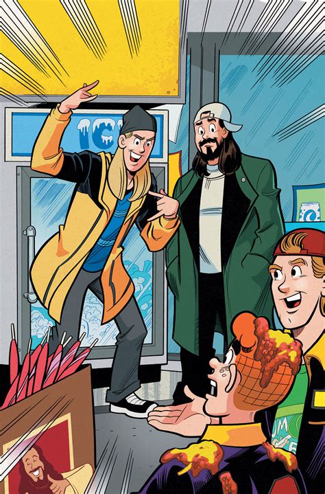 Snootch To The Nooch Mallrats Director Kevin Smith Is Writing An Archie Comicsjay And Silent