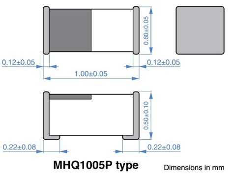 Продукція MHQ1005P2N2BT000 TDK індуктивність 0402 2 2nH0 1nH 0402