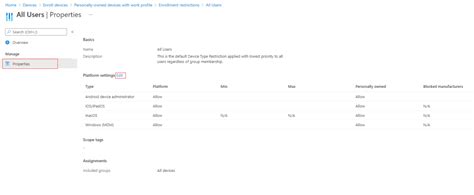 How To Configure Intune Enrollment Setup For Android Enterprise Device Management Device