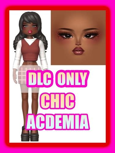 Dress To Impress Dlc Code Only Chic Academia Messaged Asap Dti Doll Ebay