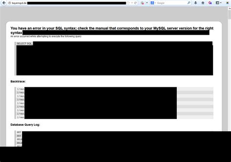 Bayernspd De Fixes Multiple SQL Injection Flaws Internetwache A