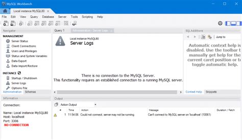How To Fix Mysql Workbench Could Not Connect To Mysql Server On The Localhost 10061 Learn