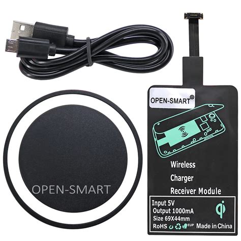 Wireless Charger Kit W Transmitter Receiver For Micro USB Android Phone In Industrial