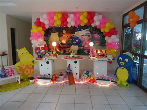 Decoração Clean Backyardigans Rosa Rj