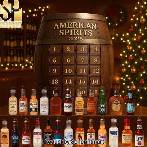 Classic American Spirits Whiskey 24 Days Of Christmas Box 2025