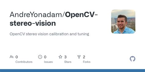 Github Andreyonadam Opencv Stereo Vision Opencv Stereo Vision Calibration And Tuning