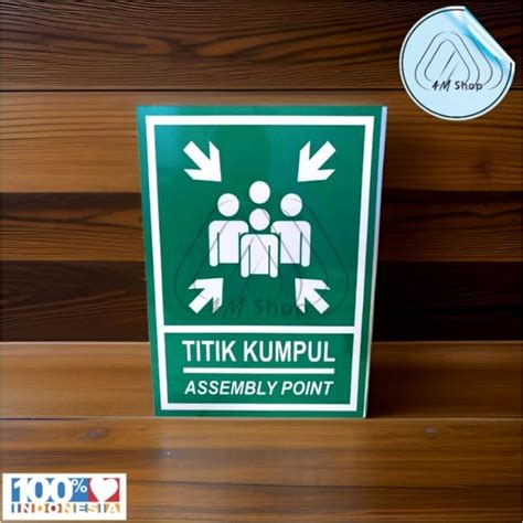 Jual Rambu Rambusign Alumunium Assembly Point Shopee Indonesia
