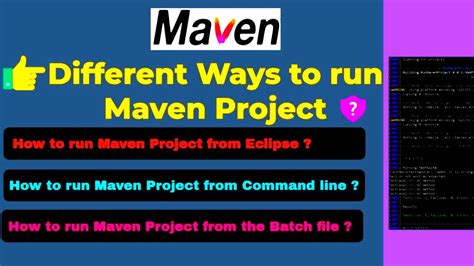 Different Ways To Run Maven Project Eclipse Run Maven Project From Command Line From Batch
