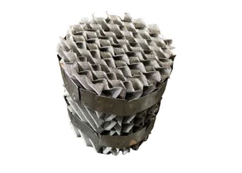 Structured Packing In Distillation Column Structured Packing