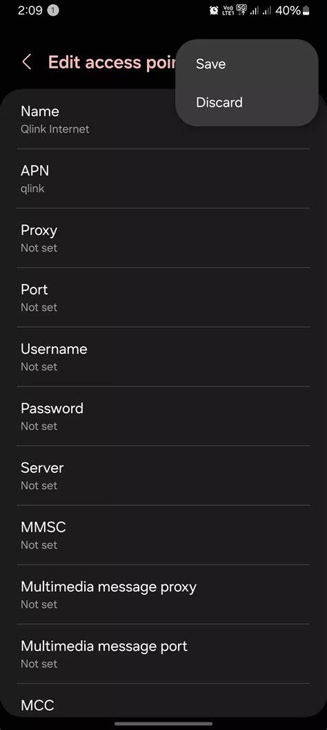 Qlink Wireless APN Settings At Optimal Performance Quick APN Settings