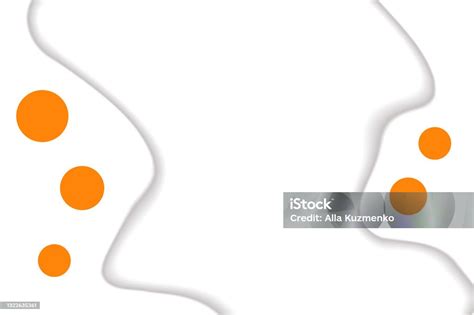 다채로운 종이 컷 모양과 추상적 인 배경 포스터 배너 카드 디자인 흰색과 주황색 추상 원형 일러스트레이션 밝은 색상의 미묘한