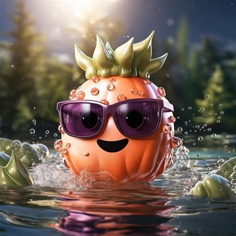 Premium AI Image Onion Character