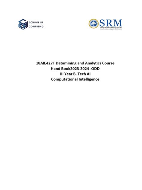 Dm Handbook Pdf Cluster Analysis Statistical Classification