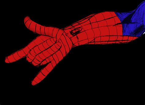 Spidermans Arm Color By Axllight On Deviantart