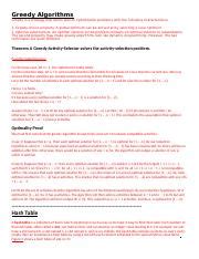 Algorithms Final 2015 Greedy Algorithms Docx Greedy Algorithms Greedy