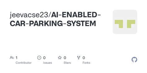 Github Jeevacse23 Ai Enabled Car Parking System
