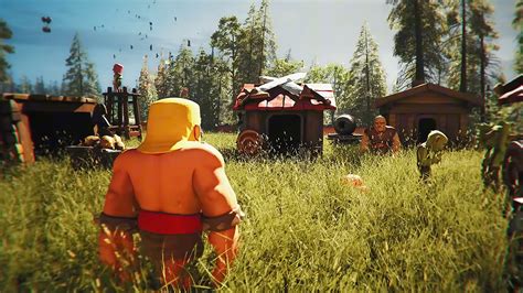 clash of clans remake in unreal engine 5 shows what the game would