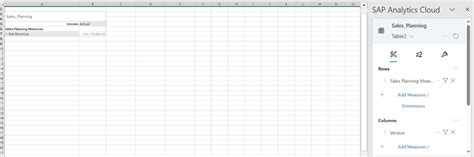 Use Sap Analytics Cloud Excel Add In To Manage And Publish