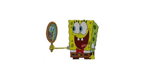 Spongebob With Mirror By Mordecaiyt2009 On Deviantart