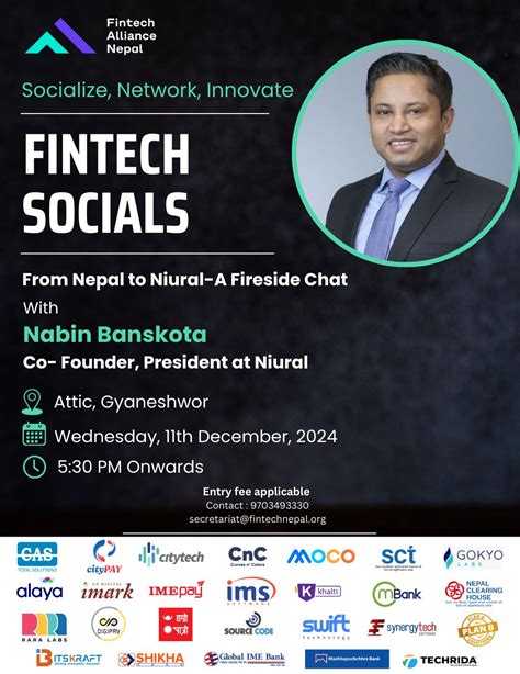 Fintechsocials Fintechalliancenepal Niural Fintech Alliance Nepal