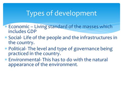 Various Social Indicators Of Development At Micheal Sexton Blog