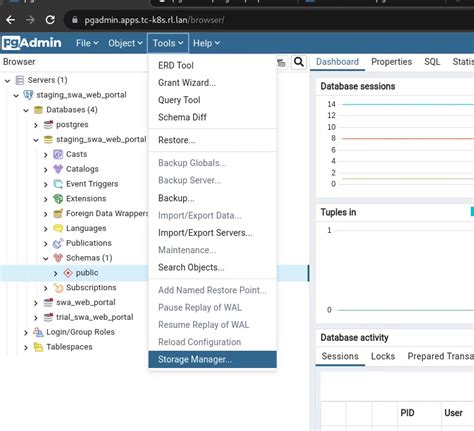 如何在pgadmin 4中将postgres模式数据导出为普通sql Postgresql Pgadmin 4 Dev59