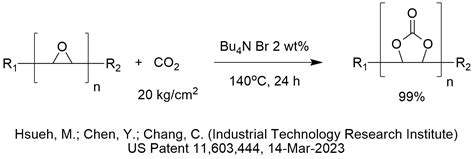 Tbab Catalyzed Cyclic Carbonate From Epoxidized Soybean Oil And Carbon Dioxide Ptc Organics Inc