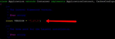 comment vérifier la version laravel par cli et fichier ilinuxgeek