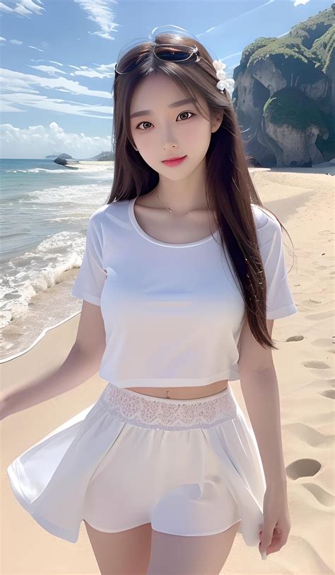 Ai美女图片欣赏 清纯美女图片 高清美女图片无水印 适合做手机壁纸 知乎