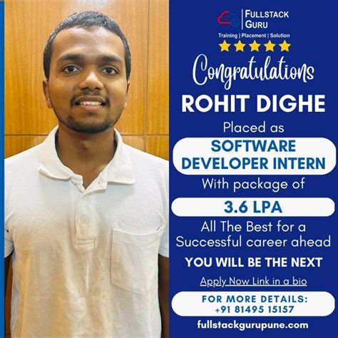 Arjun Kanaskar On Linkedin Placement Softwaredeveloperintern It