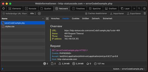 408 request timeout status code