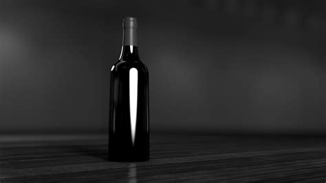 2560x1440 Wallpaper Black Glass Bottle Peakpx