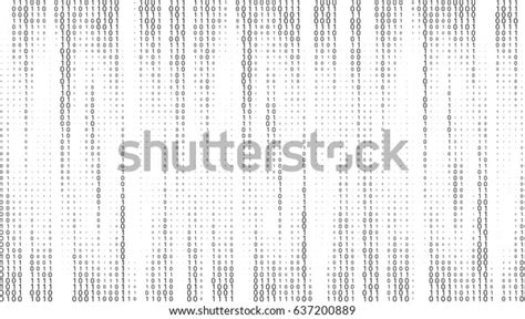 Vector Matrix Background Stream Binary Code Stock Vector Royalty Free Shutterstock