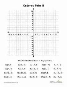 Graphing Ordered Pairs Worksheet Education Com